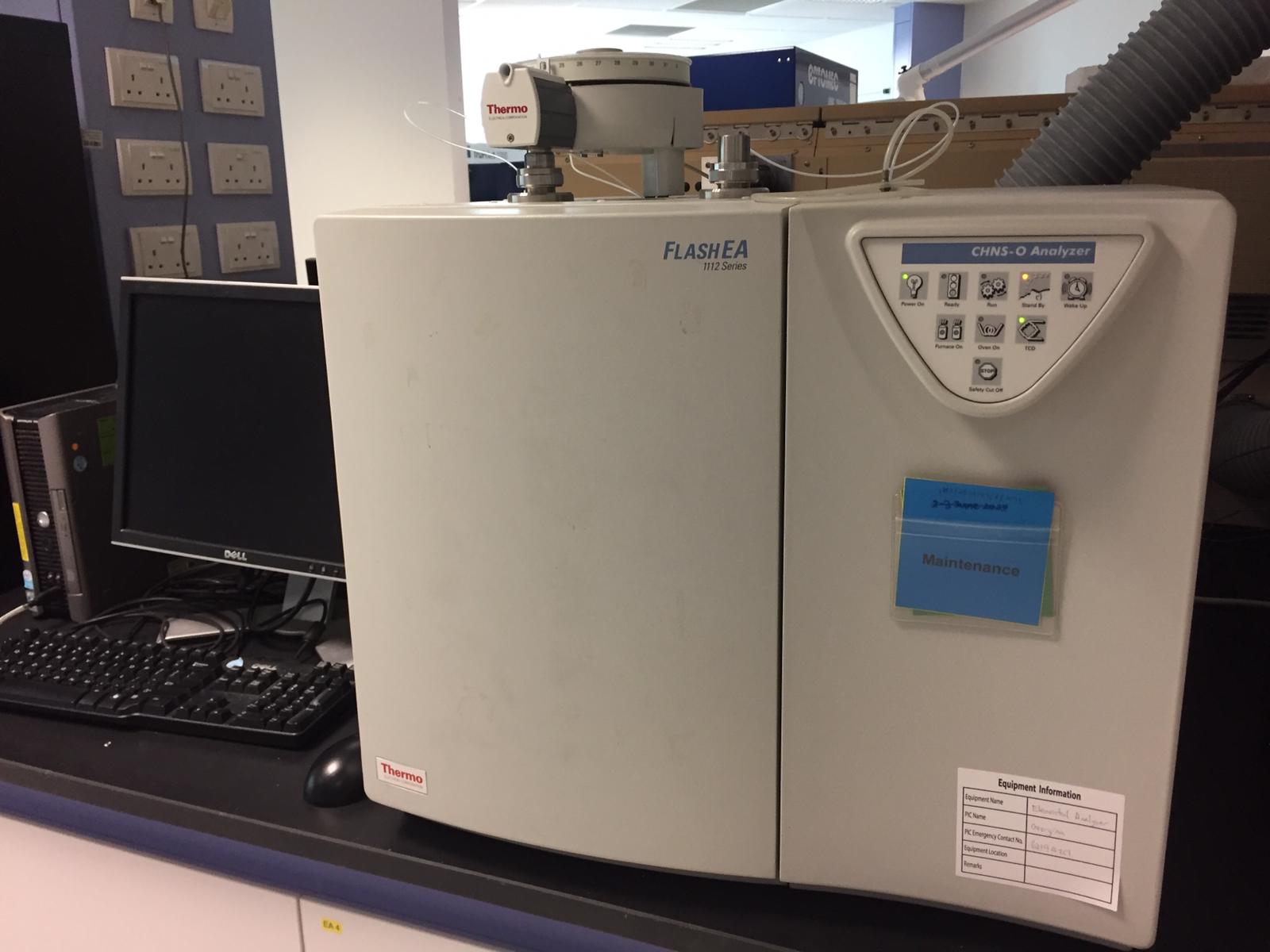 Chemical Analysis: Elemental Analyzer (EA) (Thermo Scientific Flash ...