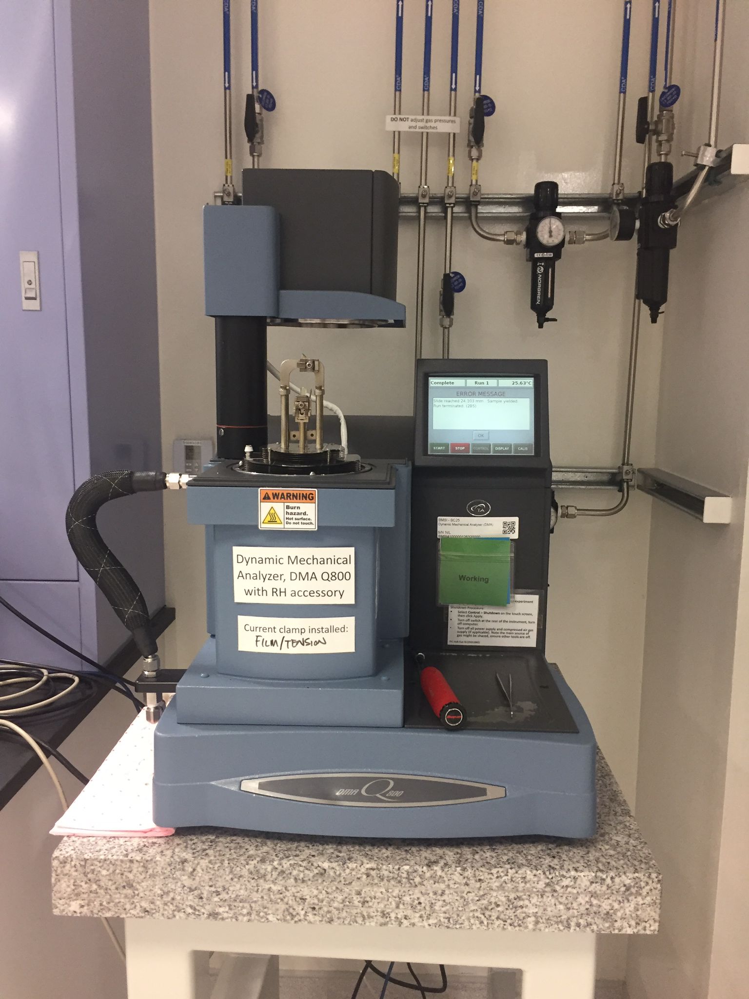 Thermal analysis: DMA with RH accessory (TA Instruments Q800) - A*STAR ...