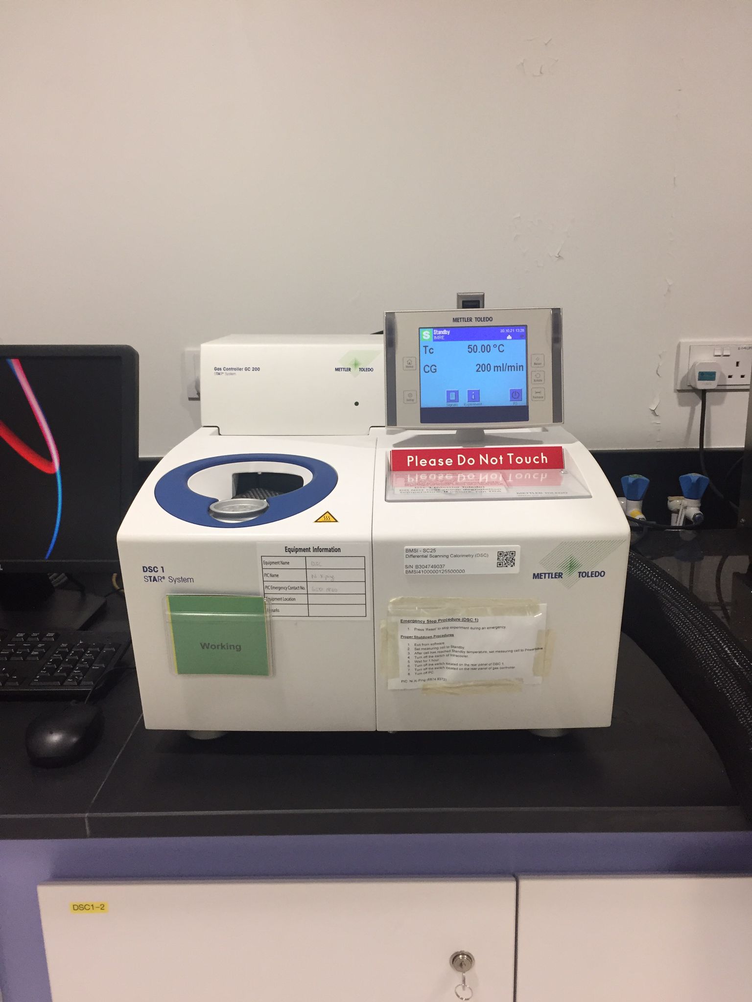 Thermal analysis: DSC (Mettler Toledo DSC1) - A*STAR Scientific ...
