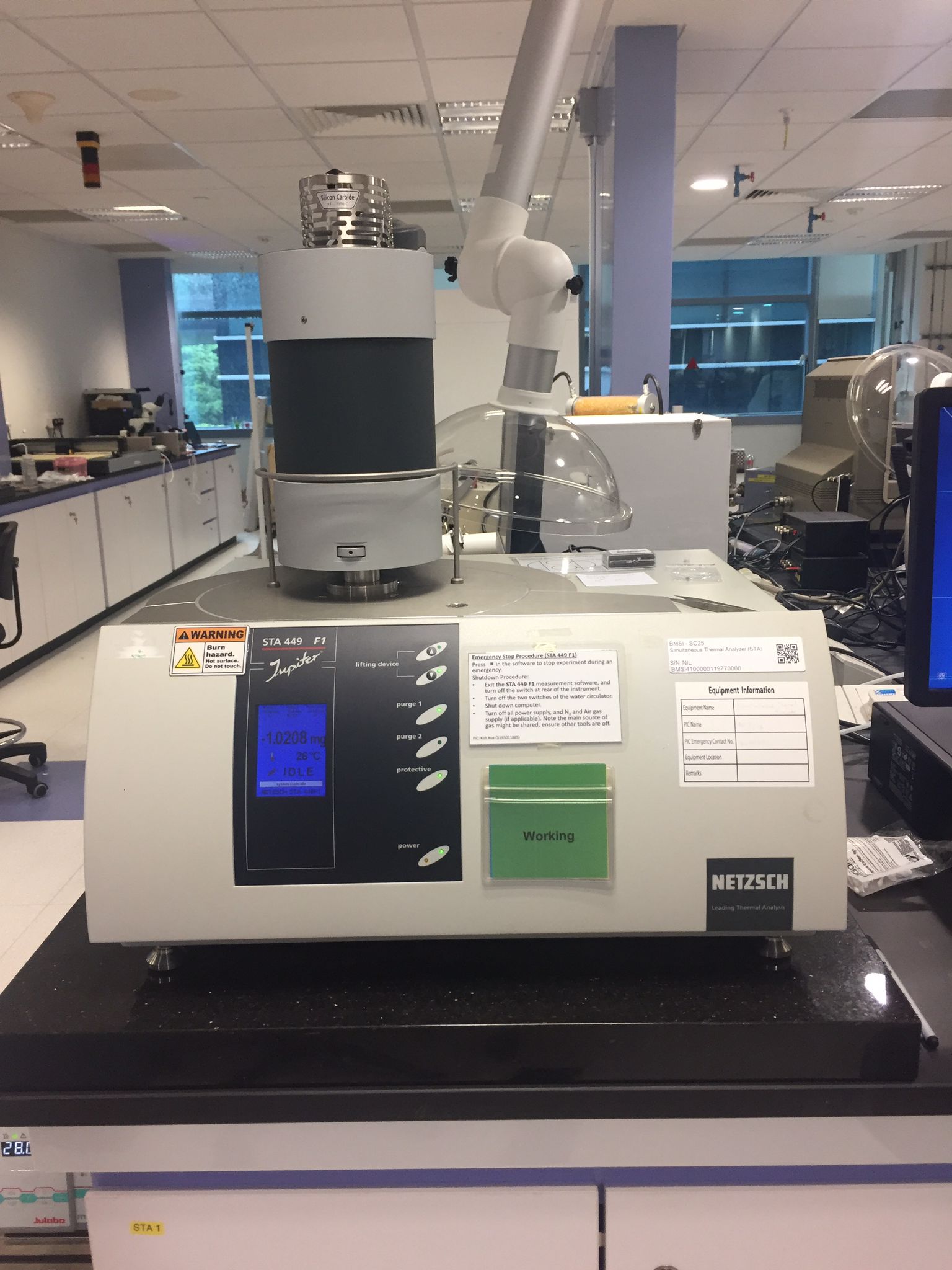 Thermal analysis: STA (NETZSCH STA 449 F1 Jupiter) - A*STAR Scientific ...