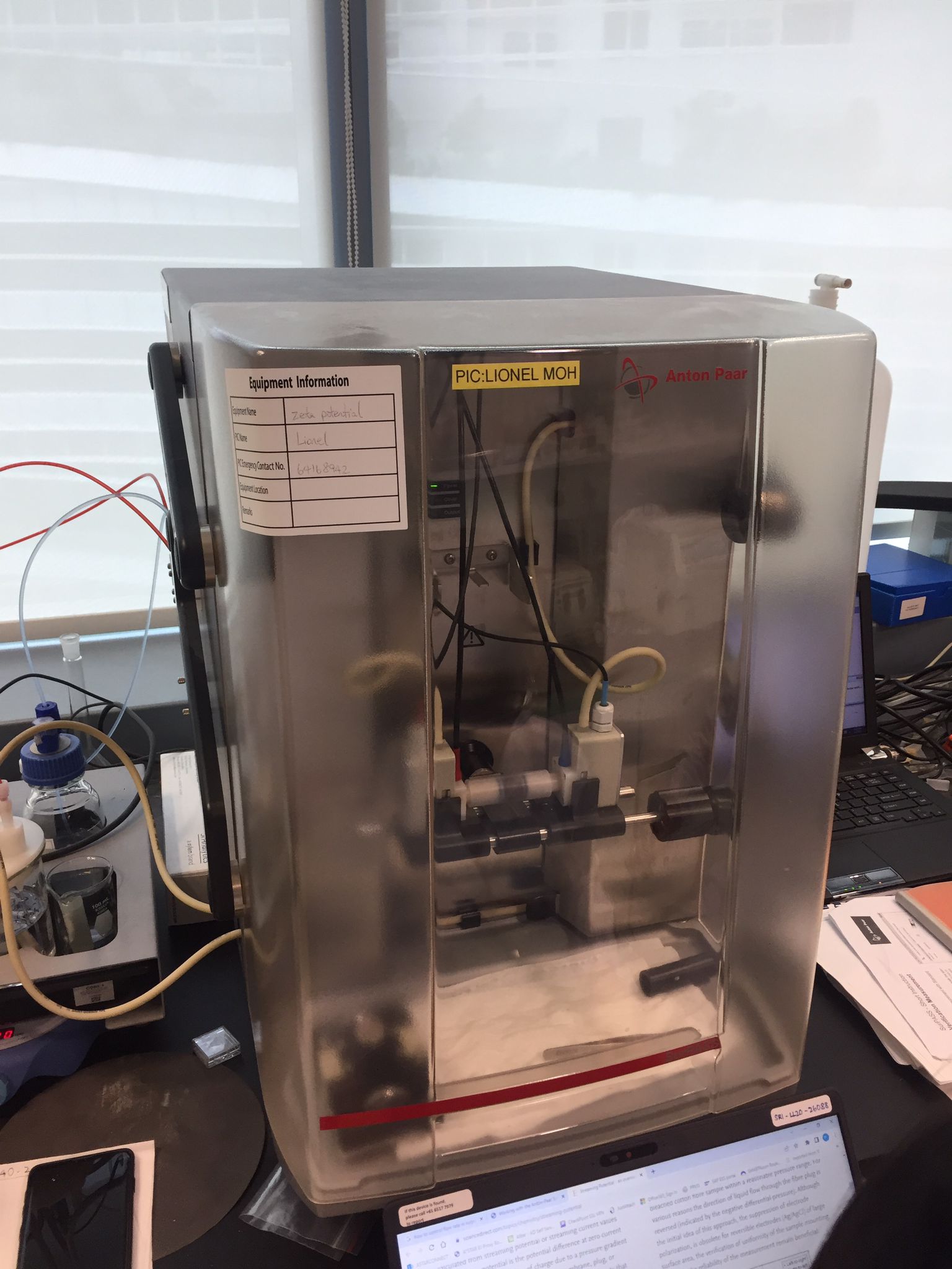 Characterisation: Zeta Potential analyzer (Anton Paar Surpass) - A*STAR ...